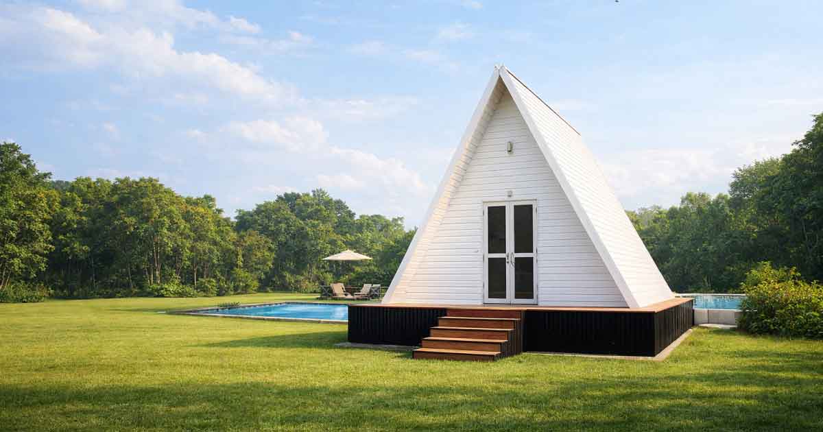 A-Shaped Hut Prefab Homes | Instahom SQL Modular Living